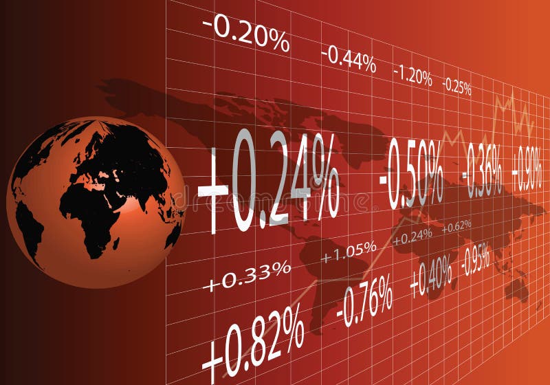 Globales Handelskonzept stock abbildung. Illustration von weltweit ...