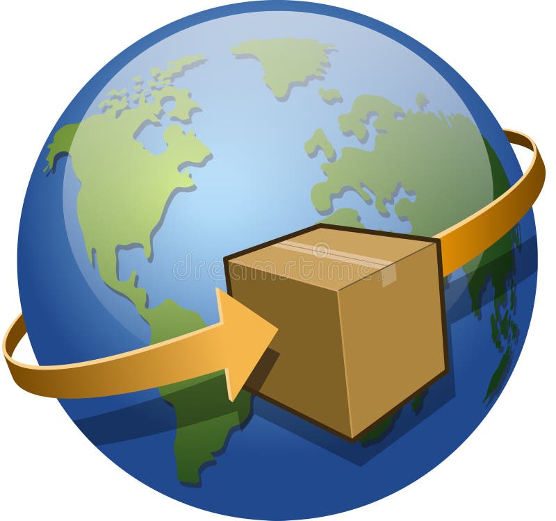 Globaler Handel stock abbildung. Illustration von ladung - 48766066