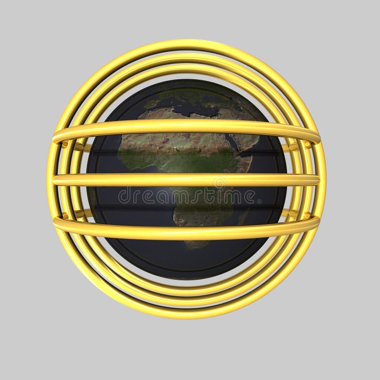 Globalization - 3D stock illustration. Illustration of digital - 12262719