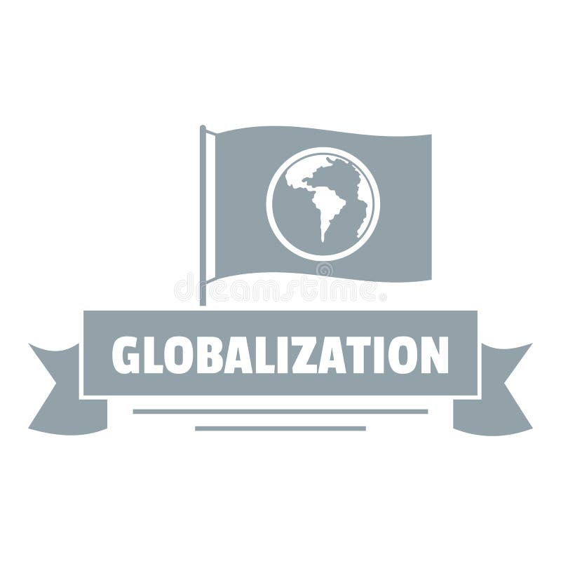 Globalization Logo Simple Gray Style Stock Illustrations – 6 ...