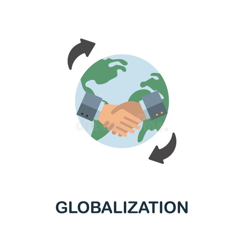 Globalization Icon. Simple Element from Economic Collection. Creative ...