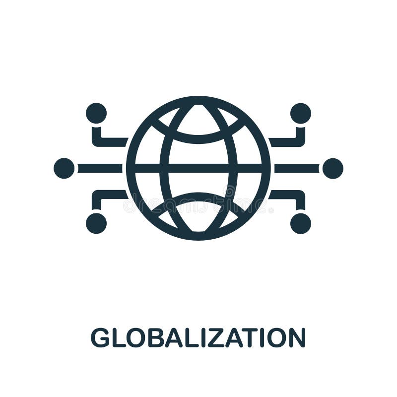 Globalization Icon. Simple Element from Economic Collection. Creative ...