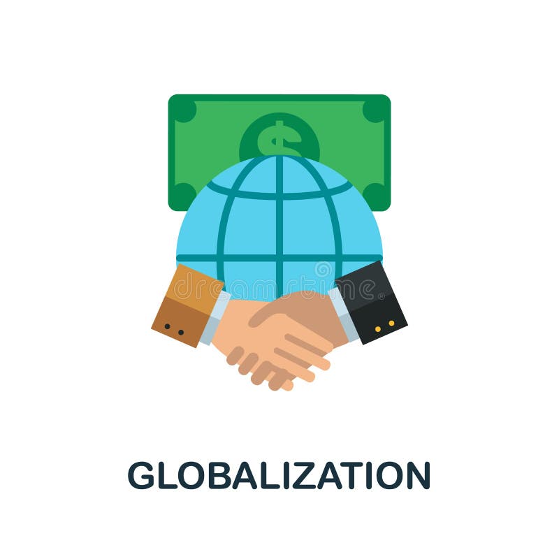 Globalization Icon. Simple Element from Economic Collection. Creative ...