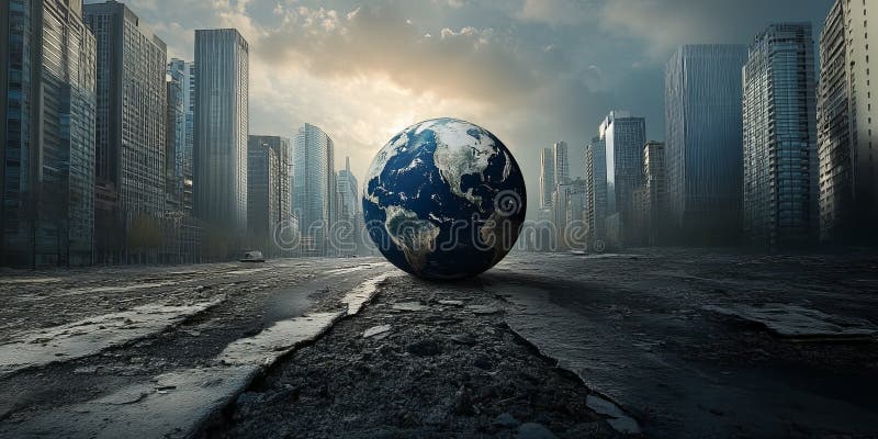 Globalization Impact on Urban Landscapes and Natural Balance Stock ...