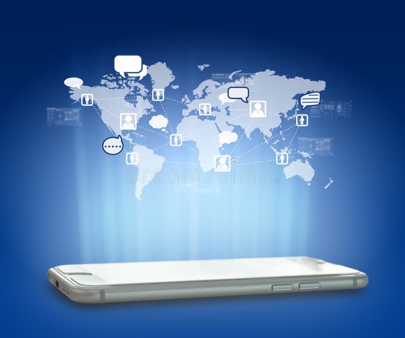 Globalization or Social Network Concept Background with New Gene Stock ...