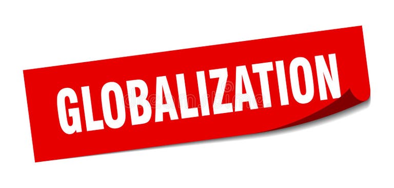 Globalization Sticker. Globalization Square Sign Stock Vector ...