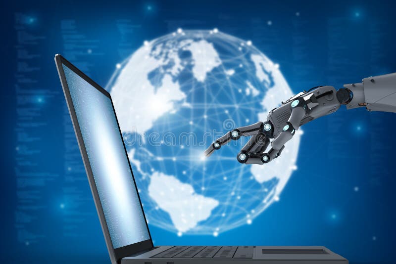 Globalization Technology Concept Stock Illustration - Illustration of ...