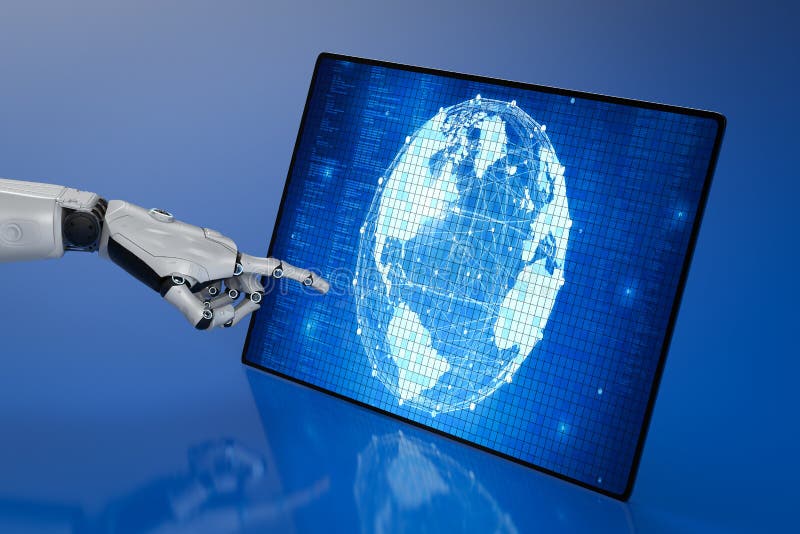 Globalization Technology Concept Stock Illustration - Illustration of ...