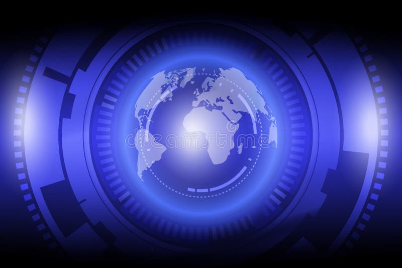 Globalization technology . stock vector. Illustration of internet ...