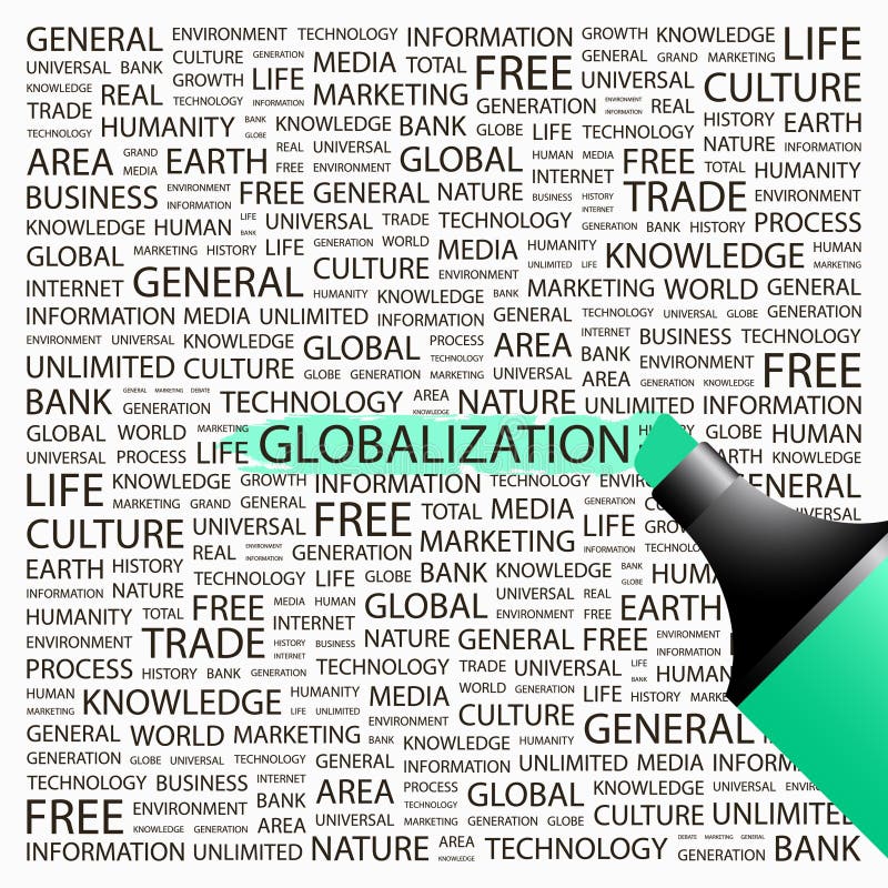 Globalization Word Cloud Stock Illustrations – 852 Globalization Word ...