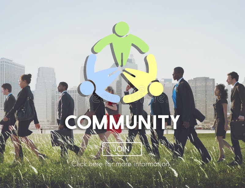Globalized Community Unity Connection Network Concept Stock Photo ...
