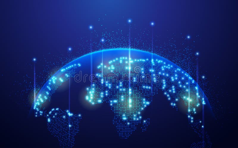 GlobalNetwork stock vector. Illustration of concept - 196196079