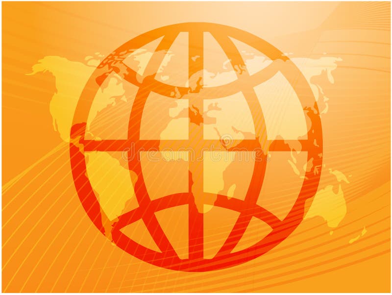 Globalt symbol vektor illustrationer. Illustration av slätt - 7180704