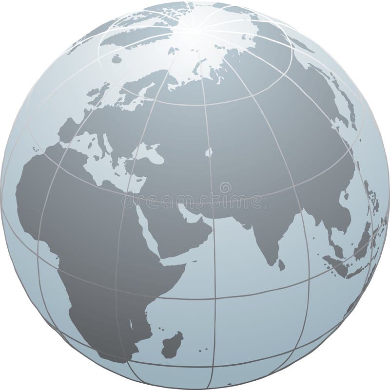 Globe stock vector. Illustration of cartography, circle - 13203332