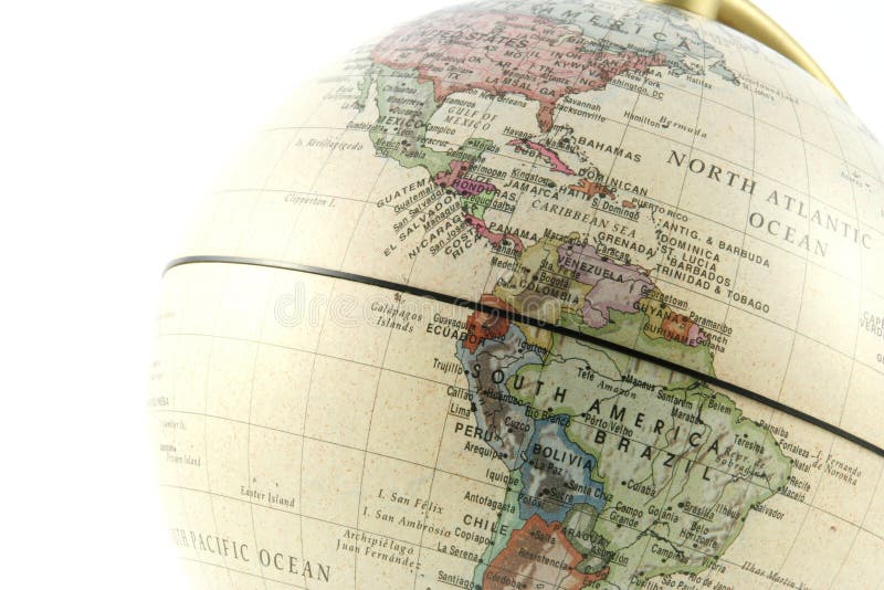 Opened Passport With Visas Stamps Seals World Map Travel Or Tourism
