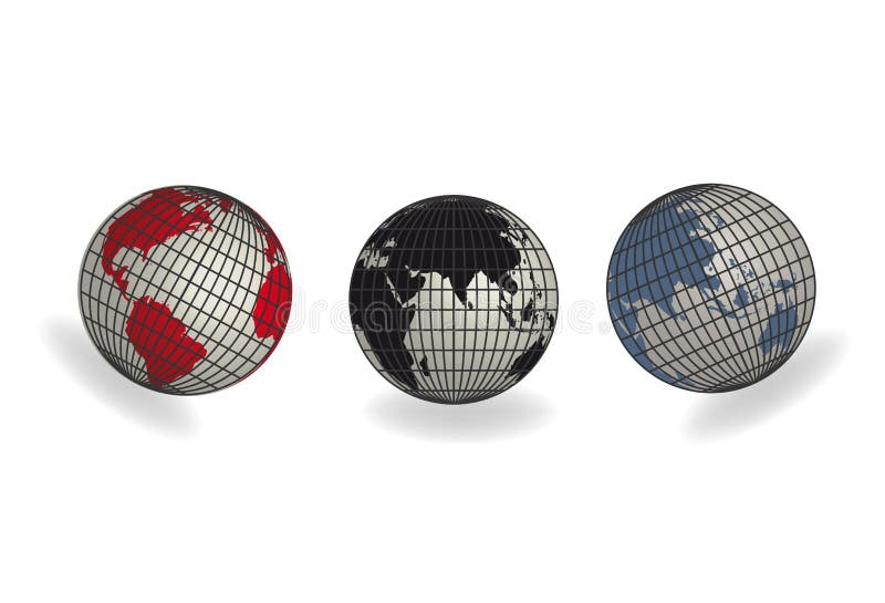 Original Globe Elements-spheres Stock Vector - Illustration of planet ...