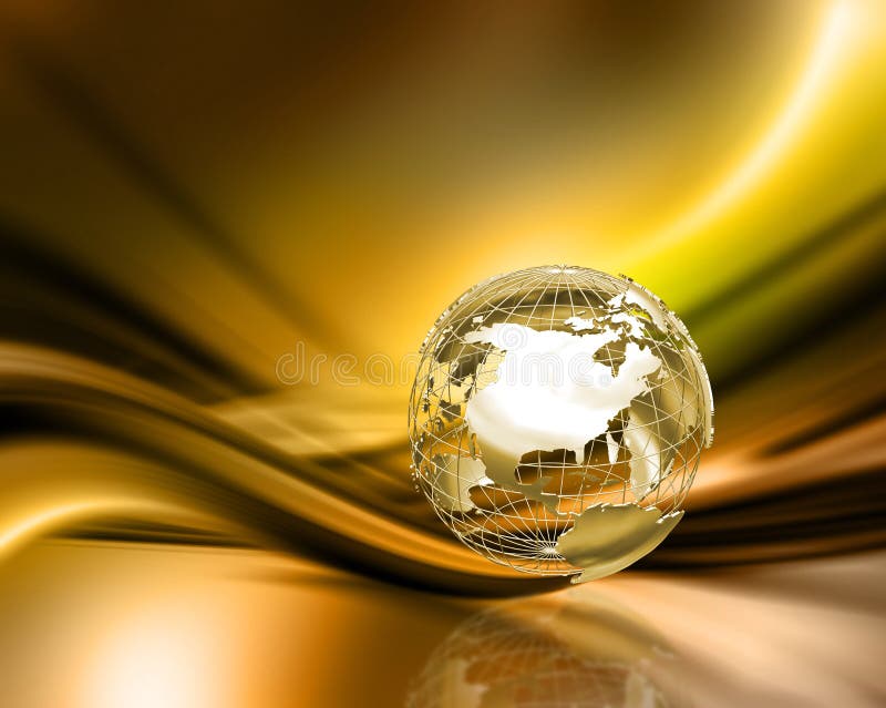 Globe abstract stock illustration. Illustration of conceptual - 13306079