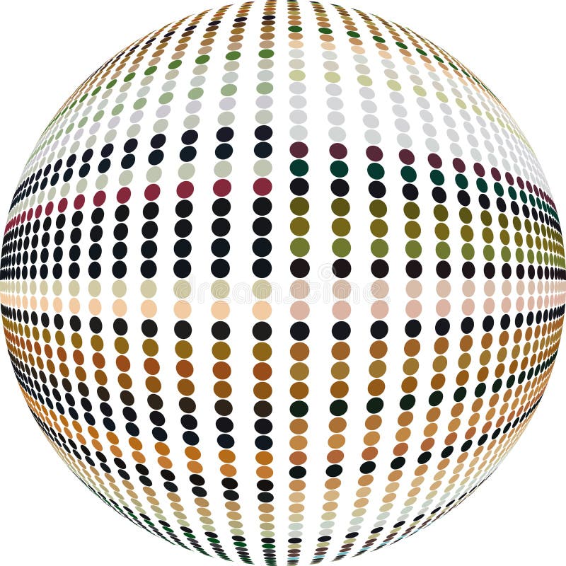 Globe Abstract Art Design Illustration Stock Illustration ...