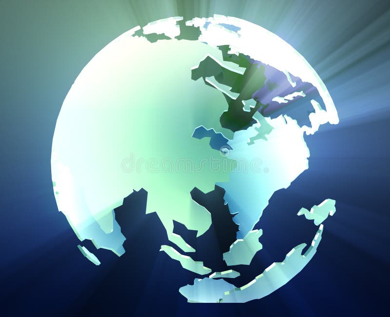 Green globe stock vector. Illustration of continent, earth - 2145539