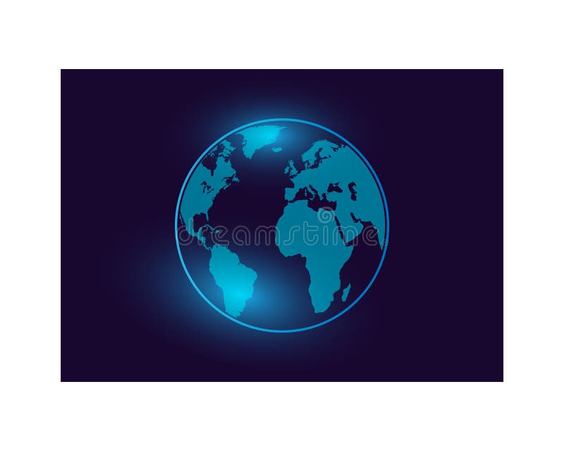 Globe Background Design Concept Template Stock Vector - Illustration of ...