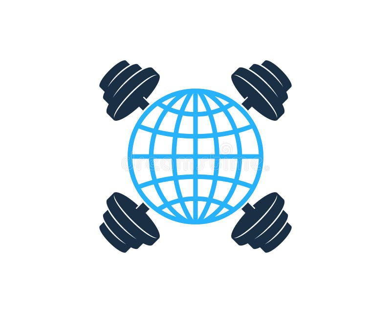 Barbell Dna Logo Icon Design Stock Vector - Illustration of genome ...