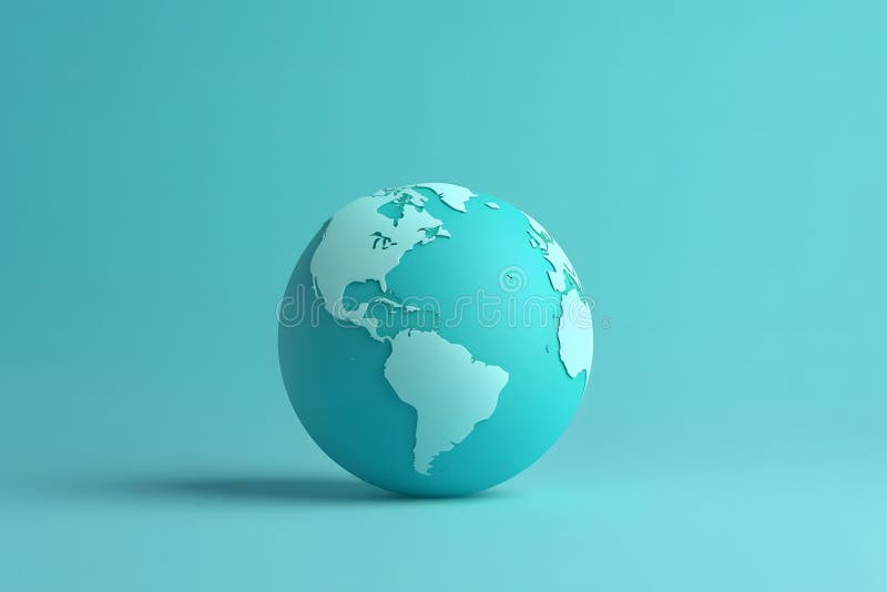Globe Blue Background. Neural Network AI Generated Stock Illustration ... Globe Blue Background. Neural Network AI Generated Stock Illustration ...