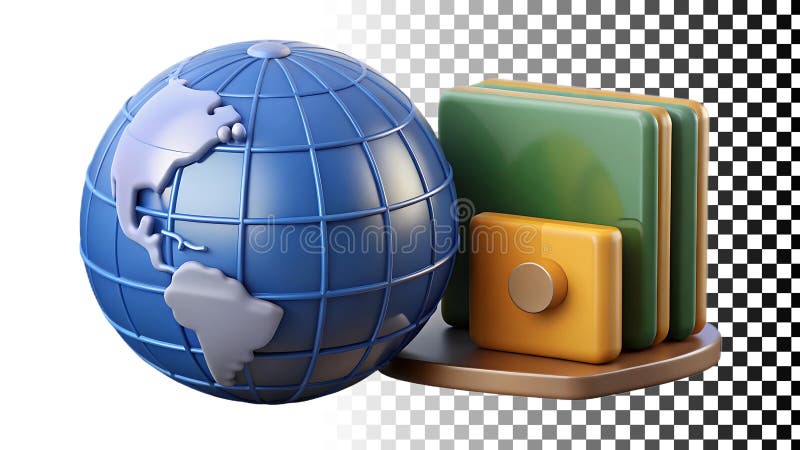 Globe with Books, Education Icon, Learning Symbol, Knowledge Source Png ...