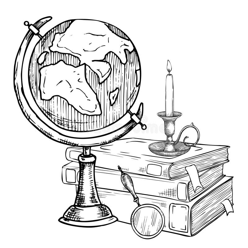 Geography Clipart Black And White World Map Globe, PNG, 2049x2254px,