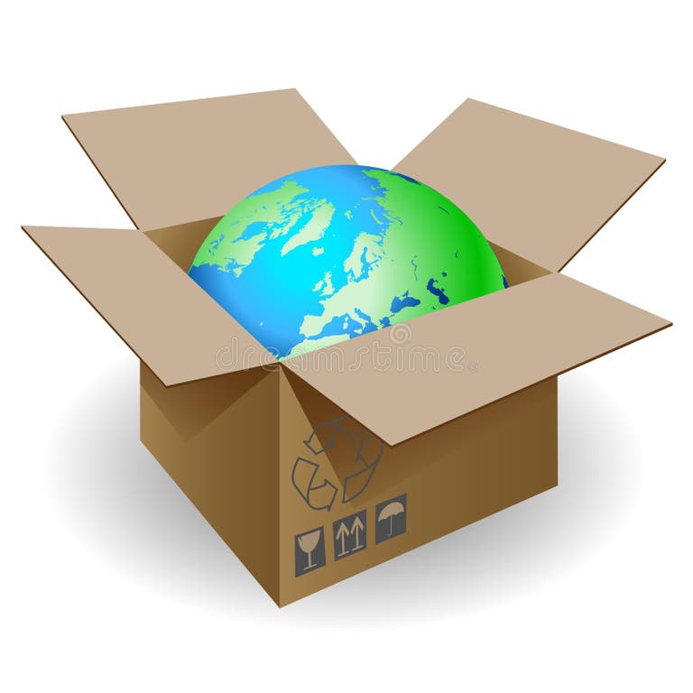 Globe Box Carton Stock Illustrations – 1,862 Globe Box Carton Stock ...