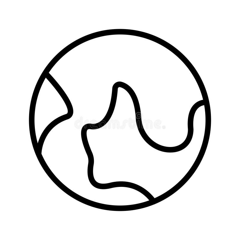 Globe, Browse Fully Editable Vector Icons Stock Vector - Illustration ...