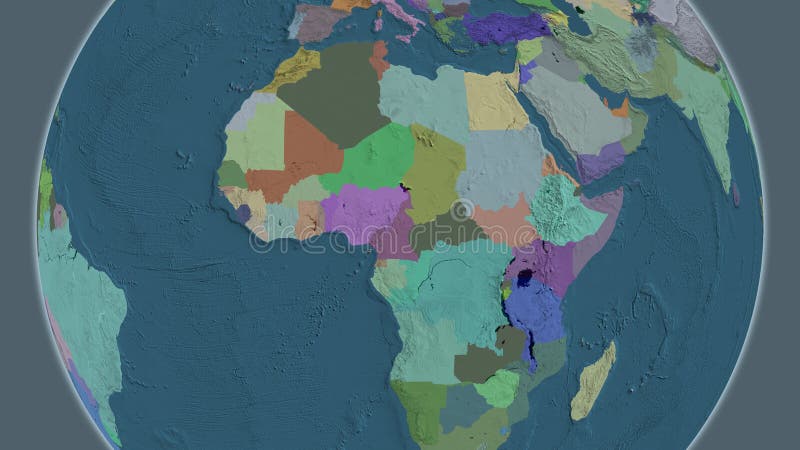 Globe Centered on Cameroun Neighborhood. Administrative Map Stock ... Globe Centered on Cameroun Neighborhood. Administrative Map Stock ...
