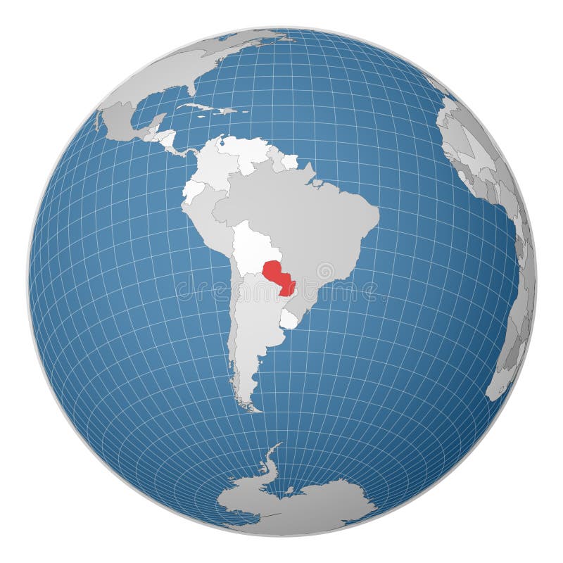Paraguay Map, Stylish Location Icon with Paraguay Map and Flag Stock ... Paraguay Map, Stylish Location Icon with Paraguay Map and Flag Stock ...