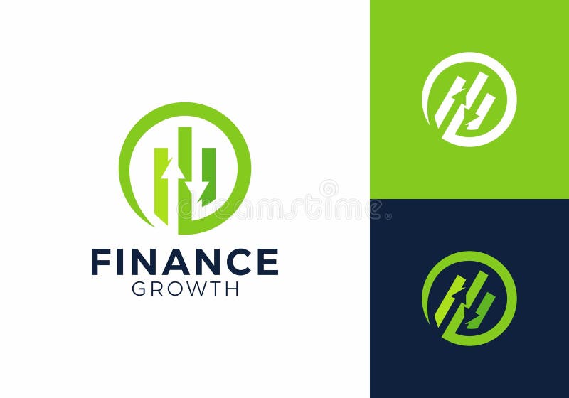 Globe Chart Logo Design. Creative Diagram Finance Symbol Icon Vector ...