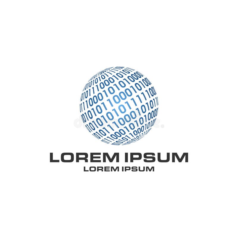 Globe code vector logo stock vector. Illustration of internet - 91036522