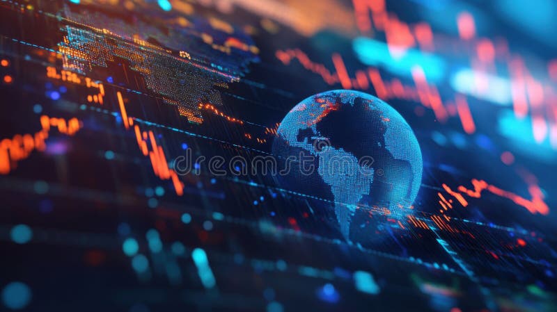 Globe in the Concept of Global Economic Network, Connectivity in the ...