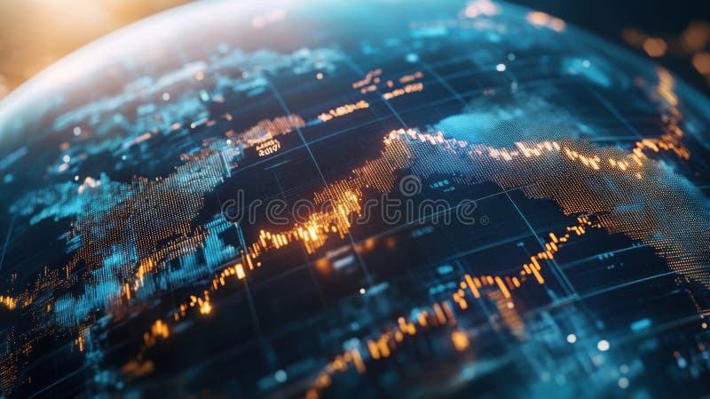 Globe in the Concept of Global Economic Network, Connectivity in the ...