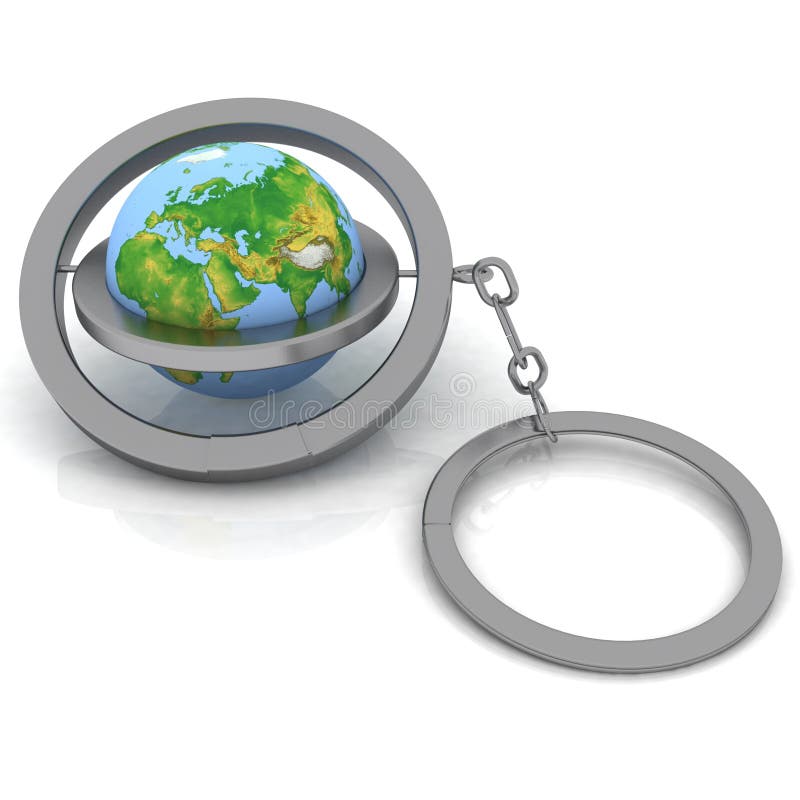 World in Chains stock illustration. Illustration of gold - 104630