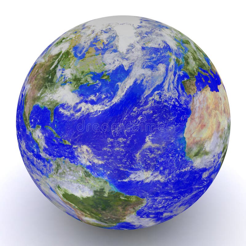 Earth top view stock illustration. Illustration of concept - 7075858