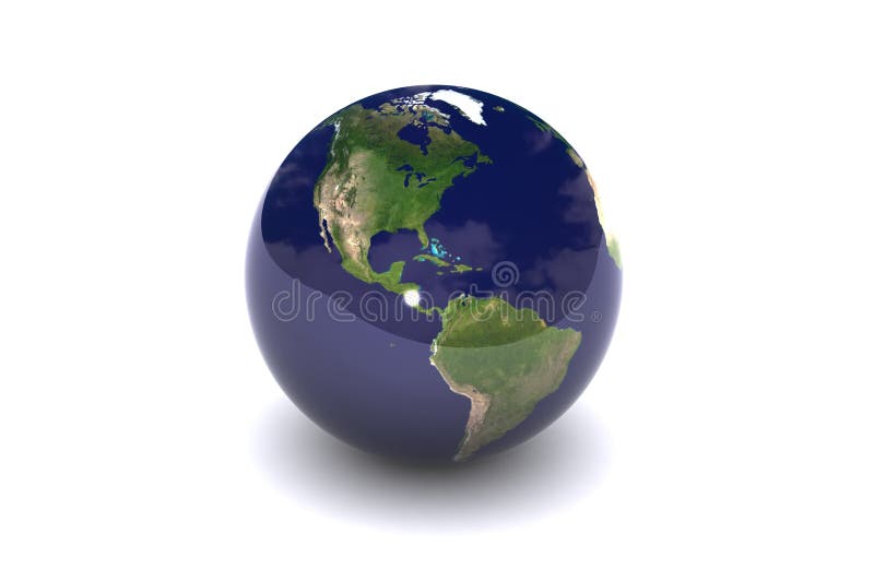 Globe Amérique Et Afrique Icône De La Terre Dessin De La Planète Terre