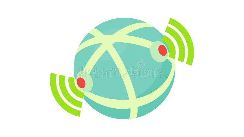 Globe Database Icon Animation Stock Footage - Video of drive, equipment ...