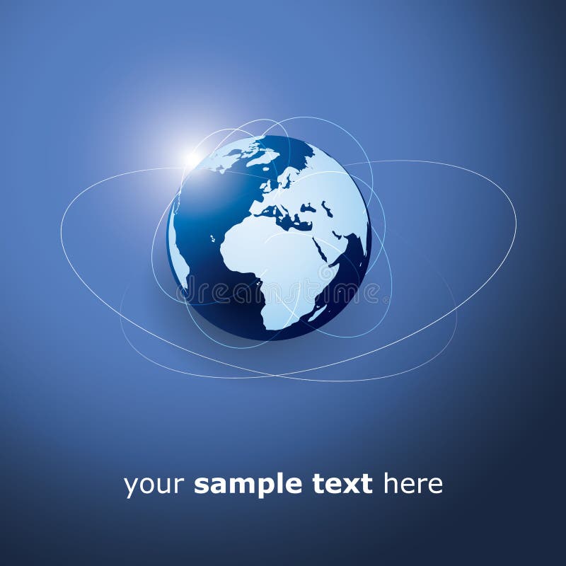 Globe Design stock vector. Illustration of intercontinental - 28986446