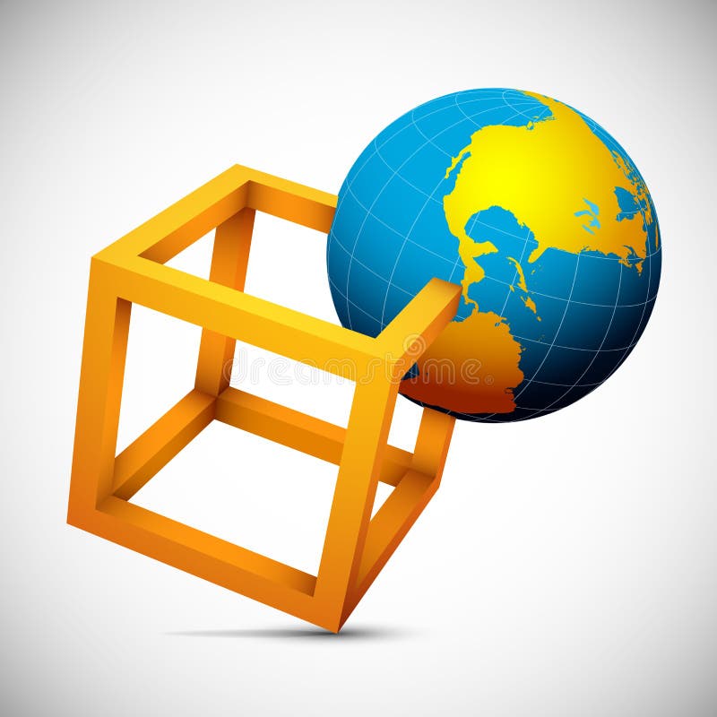 Globe stock vector. Illustration of global, branding - 38809672