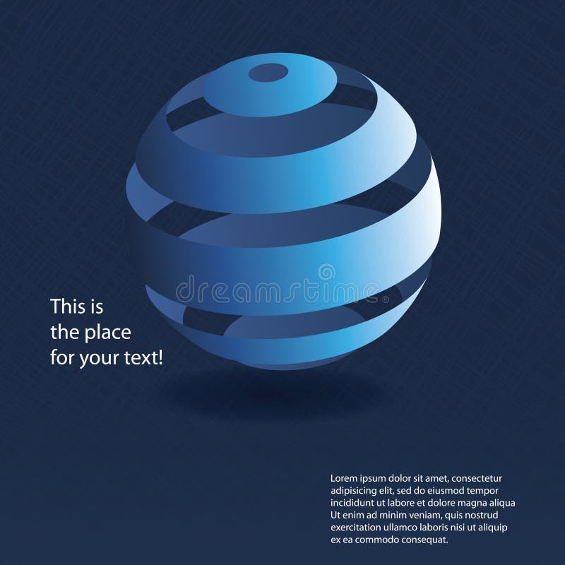 Blue Globe Design Vector stock vector. Illustration of colorful - 50610366