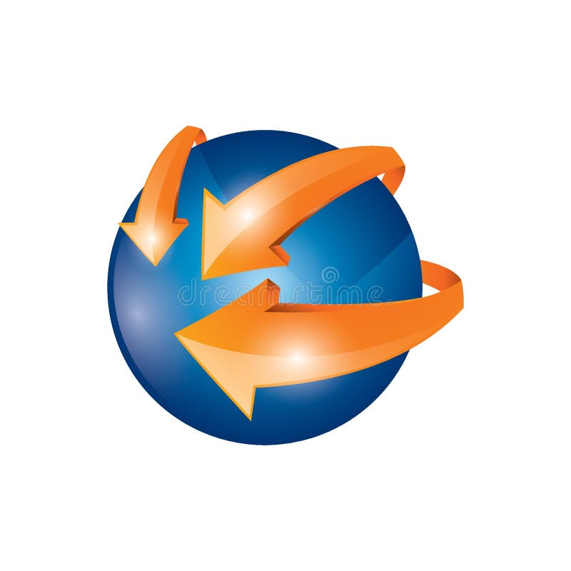 Globe Design. Vector Illustration Decorative Design Stock Vector ...