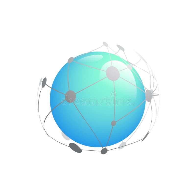 Globe Design. Vector Illustration Decorative Design Stock Vector ...