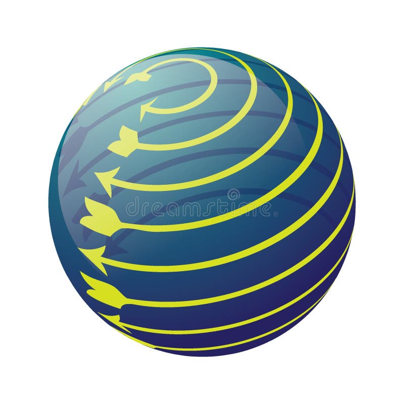 Globe Design. Vector Illustration Decorative Design Stock Vector ...