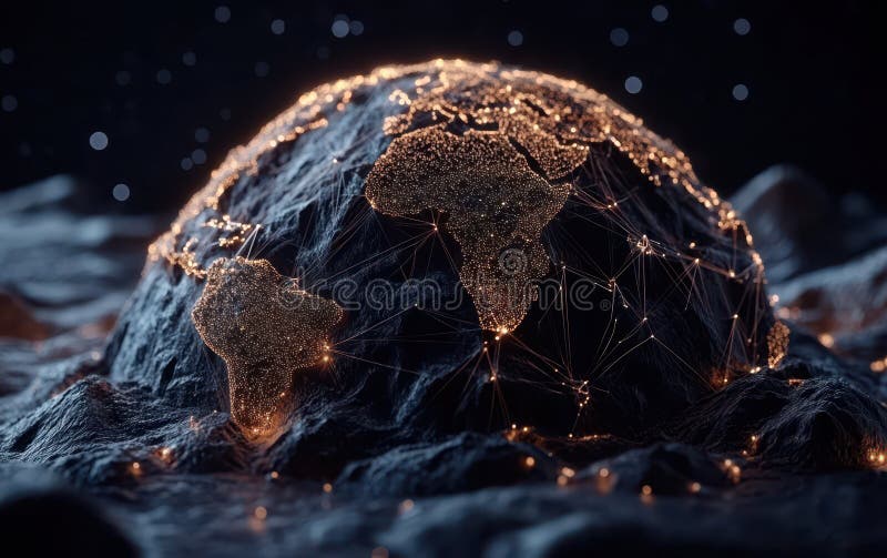 A Globe Displaying a Detailed World Map, Showcasing Continents and ...