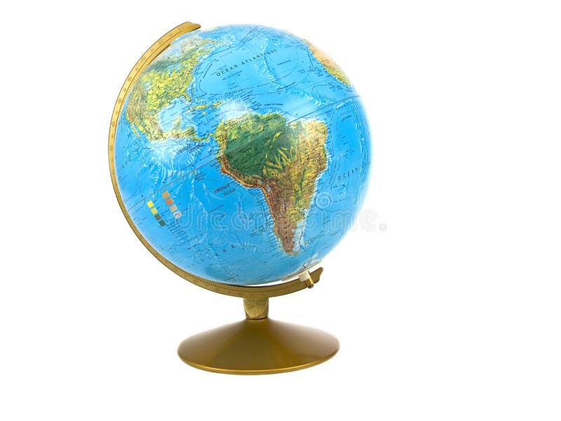 Globe du monde photo stock. Image du équateur, bille - 11924754