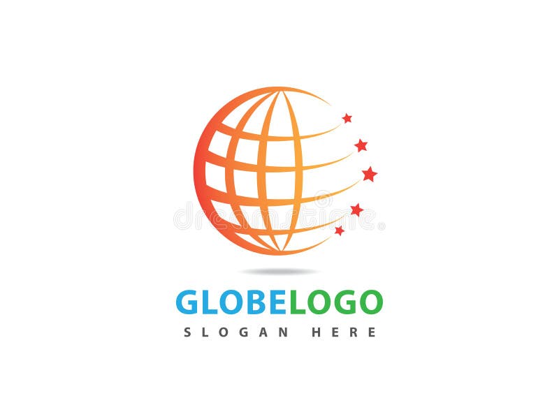 Globe Dynamic Sphere Logo Icon Vector Design Stock Illustration ...