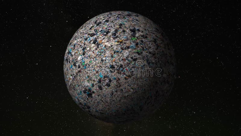 A Globe of the Earth Full of Trash Stock Footage - Video of poisonous ...